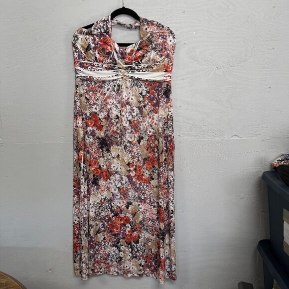 Pinky | Dresses | Pinky Brand Floral Halter Dress Size Xl | Poshmark